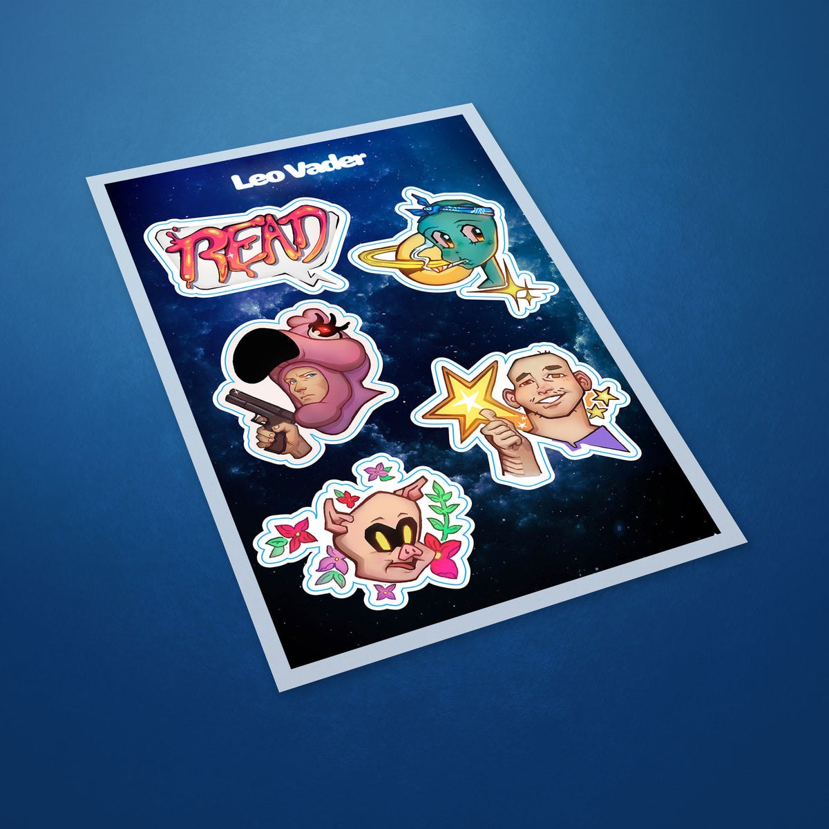 Leo Vader Sticker Sheet – Nebula Store