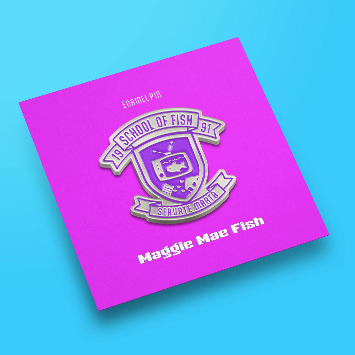 Maggie Mae Fish School of Fish Pin – Nebula Store