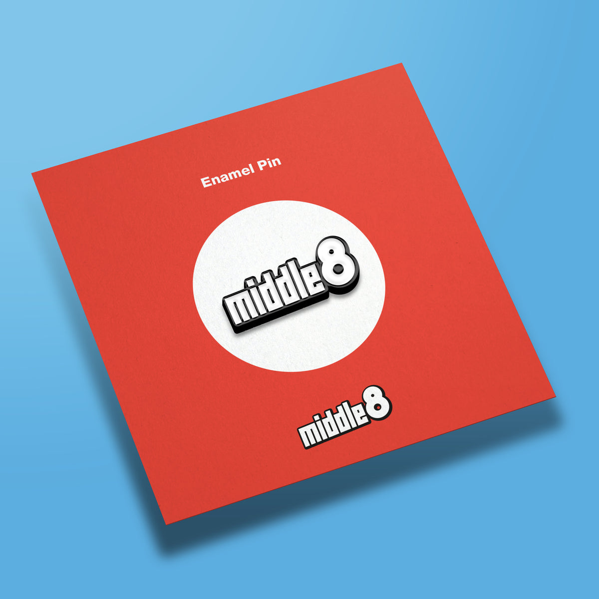 Middle 8 Logo Pin – Nebula Store