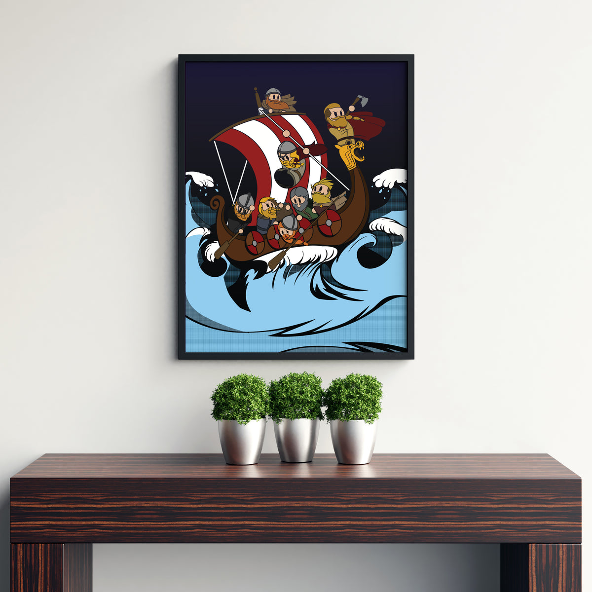 Suibhne Viking Ship Poster – Nebula Store